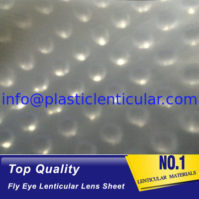 latest flying 3d lenses fly-eye plastic sheet film fly eye lenticular sheet