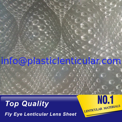 fly eye lens microlens film sheet 3d plastic lenticular lens material for 3d lenticular printing and 3d LED diffuser
