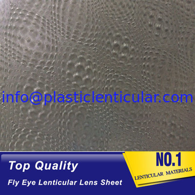 fly eye lens microlens film sheet 3d plastic lenticular lens material for 3d lenticular printing and 3d LED diffuser