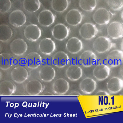 fly eye lens microlens film sheet 3d plastic lenticular lens material for 3d lenticular printing and 3d LED diffuser