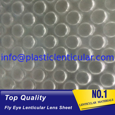 latest fly eye lens film good quality PP 3d fly eye lenticular lens sheet microlens with 3d and 360 degrees