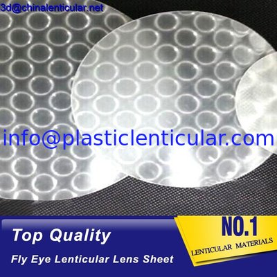 fly eye lens microlens film sheet 3d plastic lenticular lens material for 3d lenticular printing and 3d LED diffuser