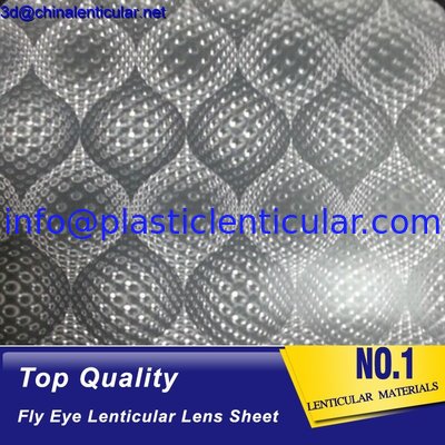 fly eye lens microlens film sheet 3d plastic lenticular lens material for 3d lenticular printing and 3d LED diffuser