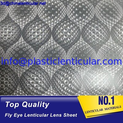 fly eye lens microlens film sheet 3d plastic lenticular lens material for 3d lenticular printing and 3d LED diffuser