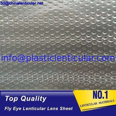 new fly eye lens lenticular film lens sheet both sides dot 3d lens sheet fly eye lenticular material