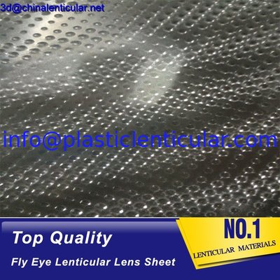 fly eye lens array 3d led light guide film lenticular honeycomb array lens sheet