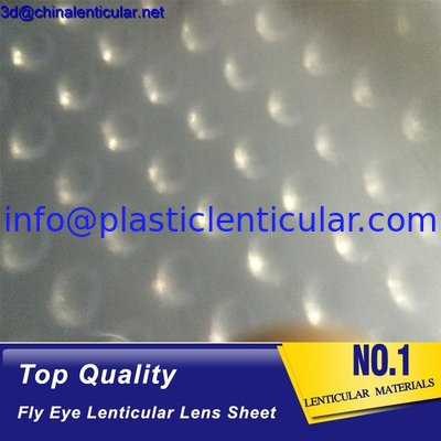 latest flying 3d lenses fly-eye plastic sheet film fly eye lenticular sheet
