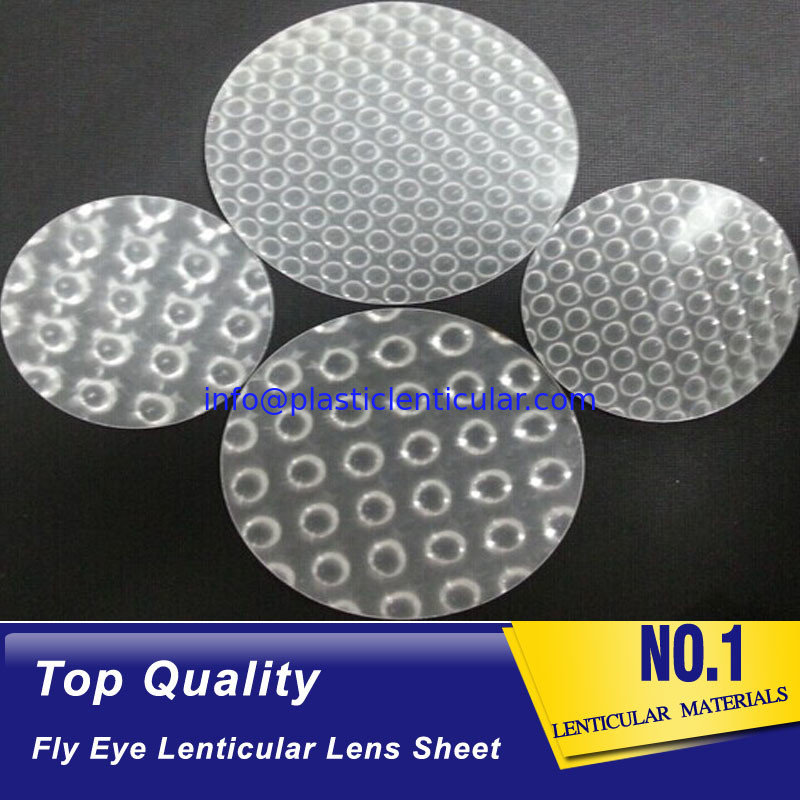 new fly eye lens lenticular film lens sheet both sides dot 3d lens sheet fly eye lenticular material