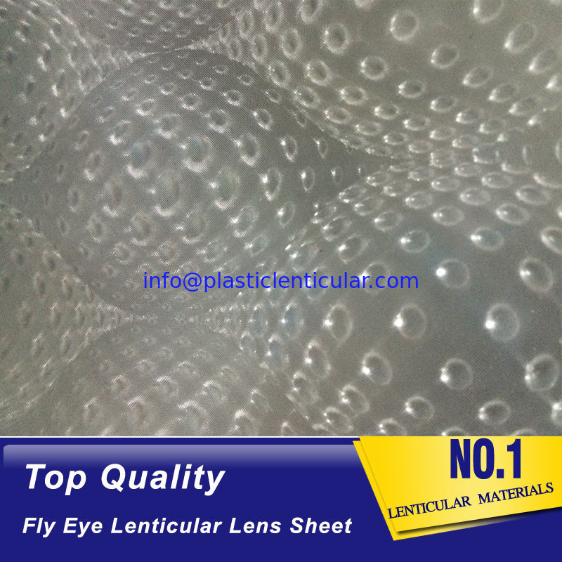 latest fly eye lens film good quality PP 3d fly eye lenticular lens sheet microlens with 3d and 360 degrees