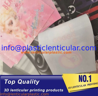 high quality soft lenticular printing pvc pu material 3d flip lenticular effect pictures for bags clothes hats