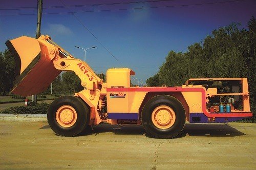 Diesel engine Underground LHD Mining Equipment for transporting excavated rock