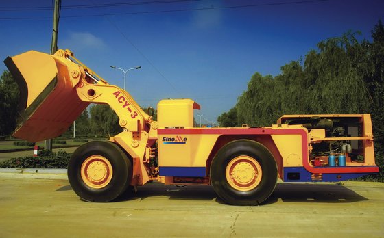 ACY-3 Diesel LHD underground mining vehicles wheeled shovel machine