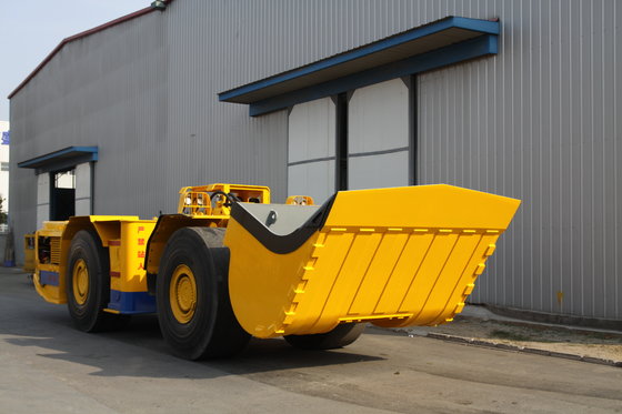 Transporting excavated rock LHD  Underground  Mining  Loader 6.0m³ Bucket std