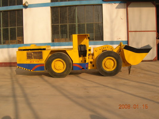 Full hydraulic steering and manual control Underground Utility Vehicle Mining  Loader Diesel LHD