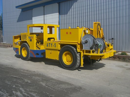 Low Profile underground haul truck / lhd mining equipment 5 tons capacity multi - role