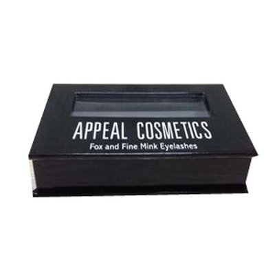 custom pink eyelash window paper box  Rigid eyelash gift box