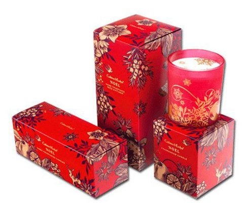 black lid and base candle box with foil stamping logo  Bespoke candle pack box from China factory