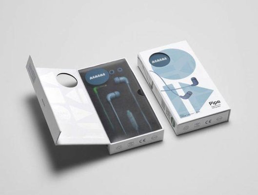 lid and base headsets packaging gift box  China supplier headphone paper box