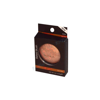 cosmetic blush box with clear window  blush packaging paper box soap box