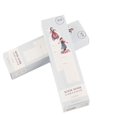 stationary bookmark cartoon packaging box  cute toy children bookmark box