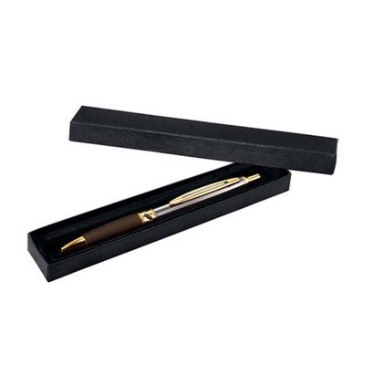 custom one piece pen packaging box luxury pen gift box with elastic cord