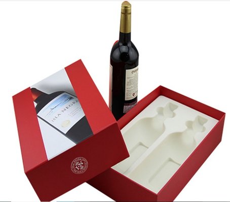 book shape wine box sliding wine gift box drawer packaging wine box with foil stamping