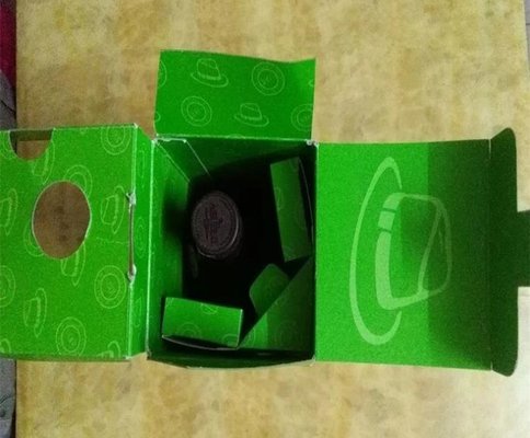 custom flat color paper wine box  spot uv wine packaging color paper box  folding wine box