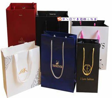 custom cosmetics paper box  luxury perfume packaging gift bag embossed paper box with handle