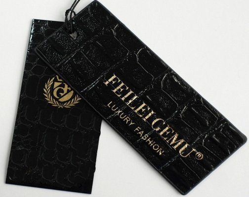 custom clothing hangtag T-shirt tag luxury underwear tag bra hangtag jeans tag