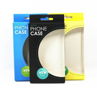 custom mobile phone case box   cell phone packaging case gift box with transparent  window
