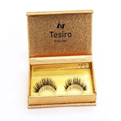 custom window three-D glitter eyelash box book shape eyelash gift box hinged eyelash packaging box