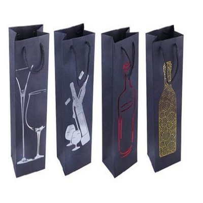 custom flocking blister gift box   middle opened flocking blister wine box