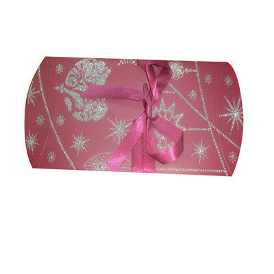 paper pillow gift box  candy pillow packaging box Easter kraft pillow box