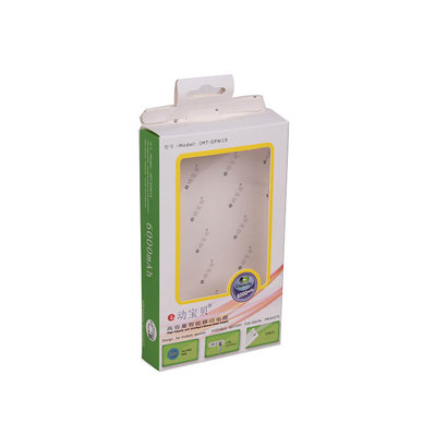 custom mobile phone case gift box with window flat hangtable cell phone case box with hook