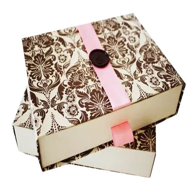 bespoke crystal jewelry lid and base gift box  crystal packaging paper box