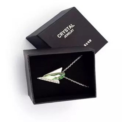 bespoke crystal jewelry lid and base gift box  crystal packaging paper box