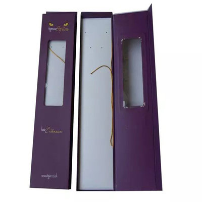bespoke hangtable hair extension packaging box with hook  floding hair extension wig gift box