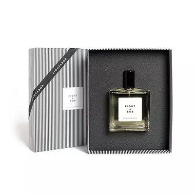 custom men perfume drawer paper box  sliding women fragrance gift box with ps flocking
