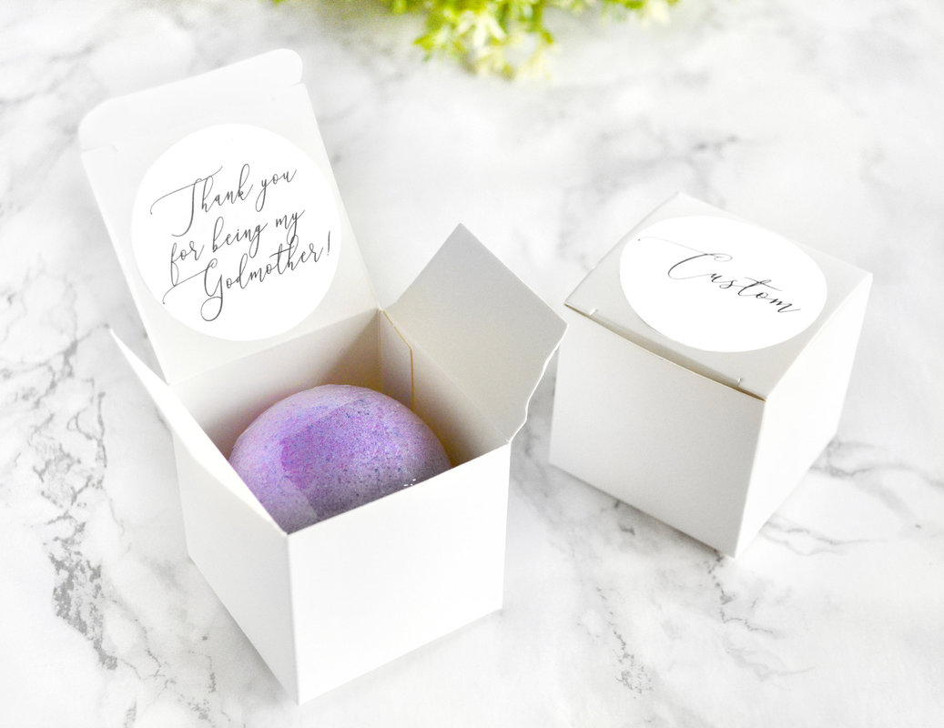 lid and base bath bomb paper box  two pieces bath bomb packaging box with dividers