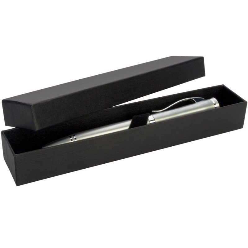 custom one piece pen packaging box luxury pen gift box with elastic cord