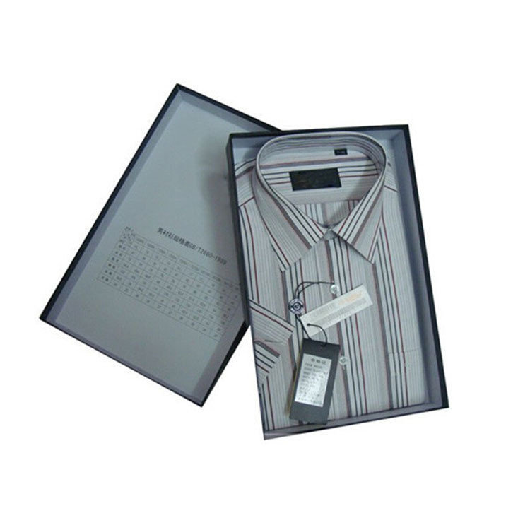 custom T-shirt packaging box men business shirt paper box rigid wedding packaging box