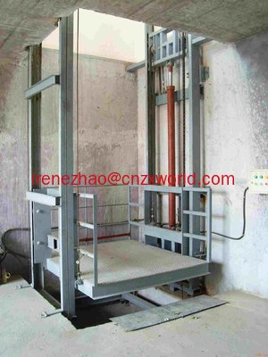 Simple cargo hydraulic pressure lifting platform supplier