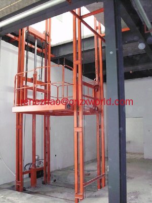 Simple cargo hydraulic pressure lifting platform supplier