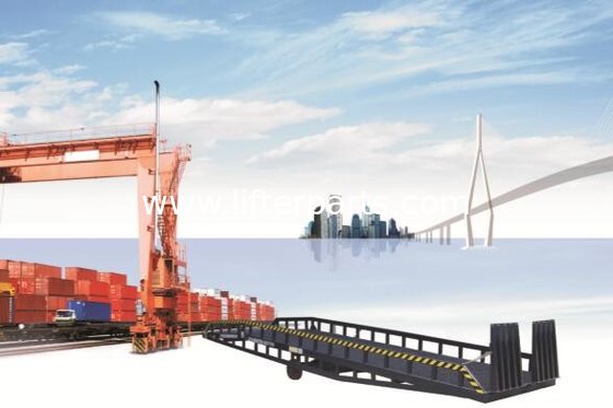 Hot sale! Mobile hydraulic dock ramp DCQY6-0.8-forklift cargo handling auxiliary equipment supplier