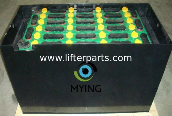 Electric Fork Truck Battery For Forklift , Pallet Jack Battery 198mm Cell Width supplier