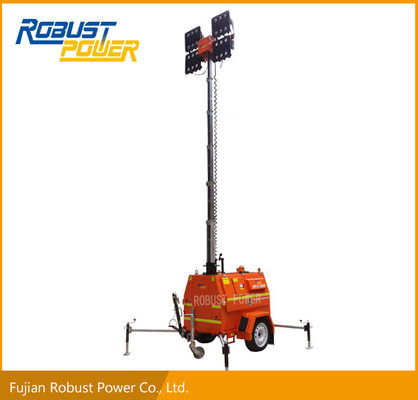 hydraulic telescopic folded lift elevator heavy plant LED diesel Mobile stable Light Tower easy to operate