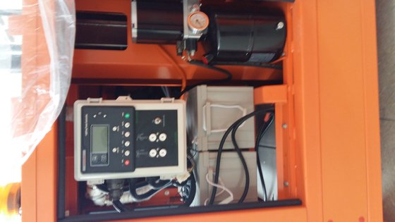 4*480W LED Light Tower standing or small wheels lighting mast with diesel generator Charge and discharge battery