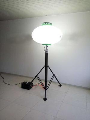 1000W metal halide lamp balloon lighting tower with tripod manual or pneumatic