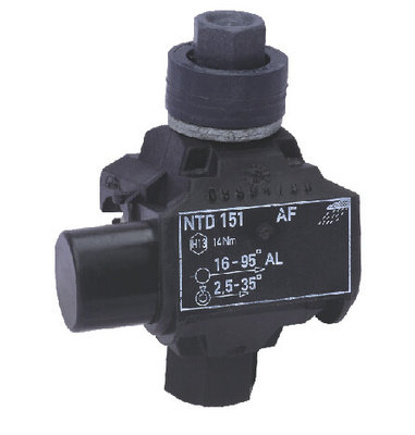 NTD type Low Voltage ABC Fittings Insulation Piercing Connectors Black