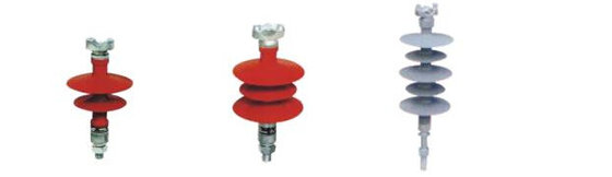 1KV FPQ Red Color Pin Polymer Composite Insulators / High Voltage Insulator
